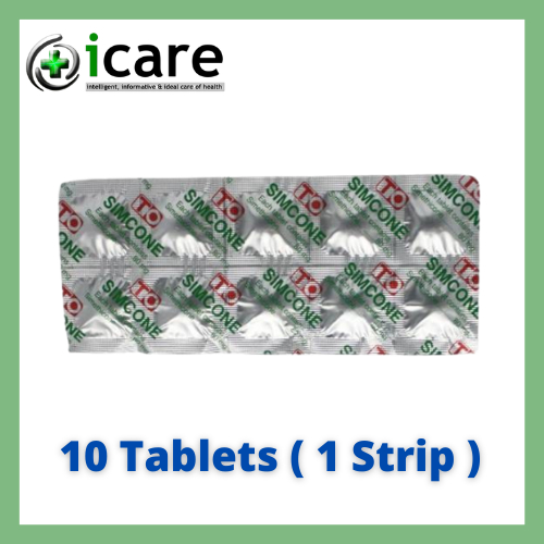 SIMCONE SIMETHICONE 80MG 10'S ( EXP DATE : 12/2027 ) | Shopee Malaysia