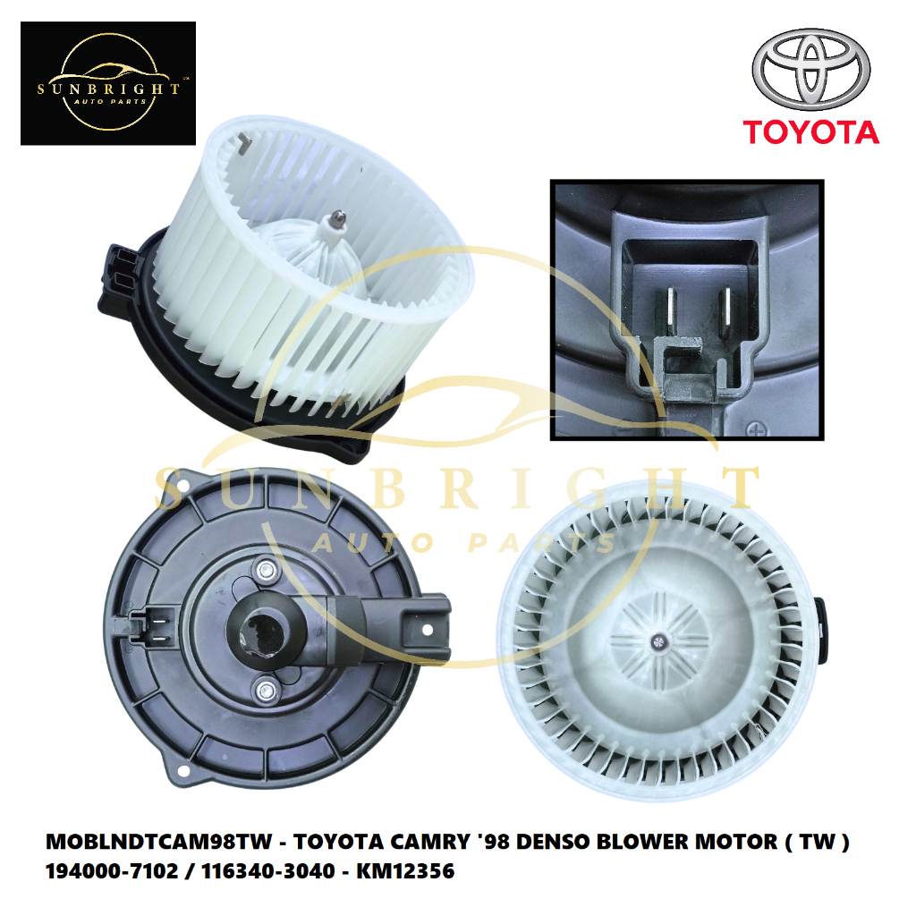 TOYOTA CAMRY '98 DENSO BLOWER MOTOR ( TW ) 194000-7102 / 116340-3040 ...