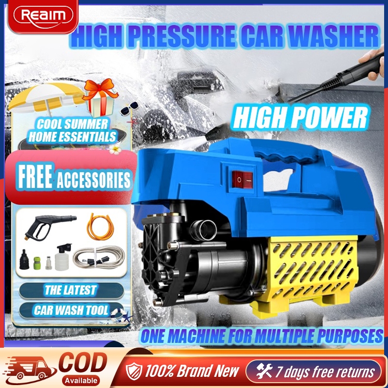 Waterjet High Pressure Cleaner 4000W Water Jet Sprayer Car Wash Machine mesin basuh kereta ...