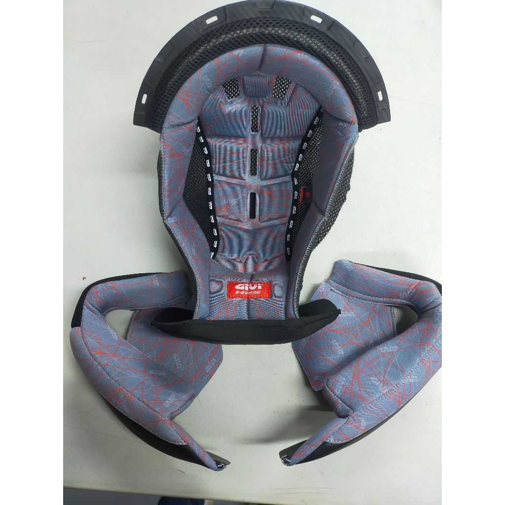 GIVI HELMETS M35.0 SCUDO CHEEX PAD & INTERIOR LINING SIZE S/M/L/XL/2XL ...