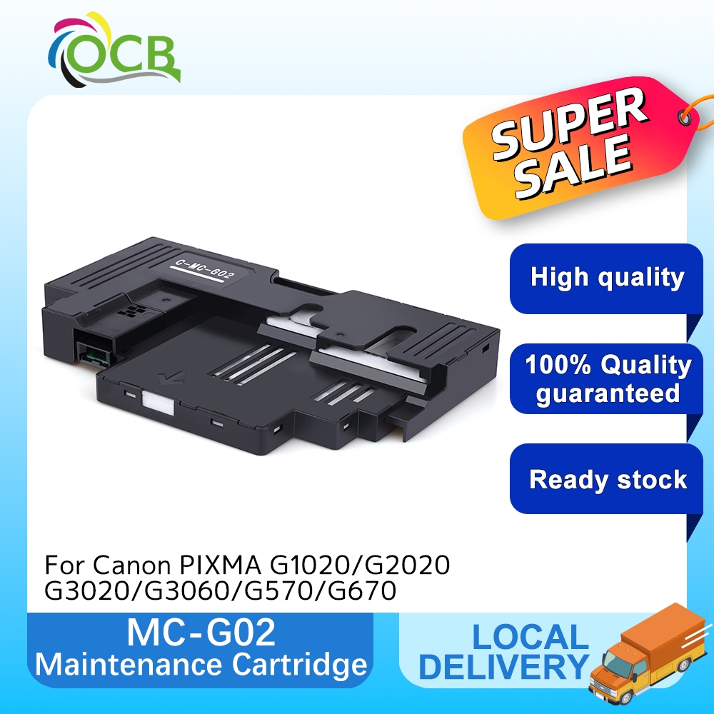 MC-G02 MCG02 MC G02 Maintenance Cartridge For Canon PIXMA G1020 G2020 G3020 G3060 G570 G670 ...