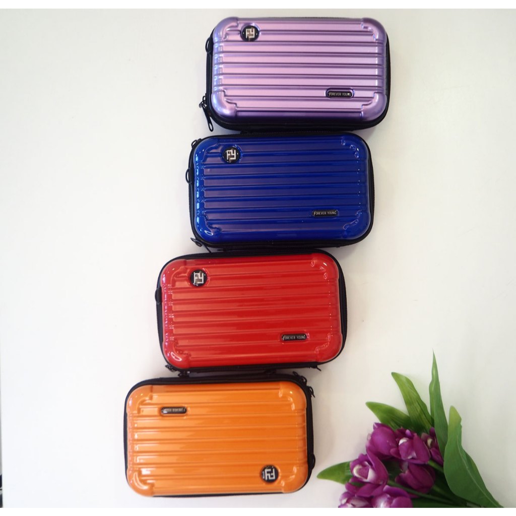 Trendi Square Box Bag, Travel Organizer Cosmetic Bad / Hard Shell ...