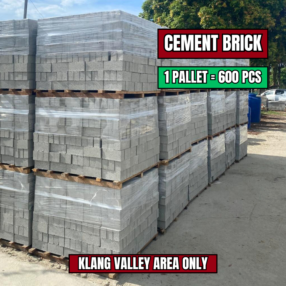 (1 Pallet) Sand Brick Cement Sand Brick Cement Block Red Brick Batu ...