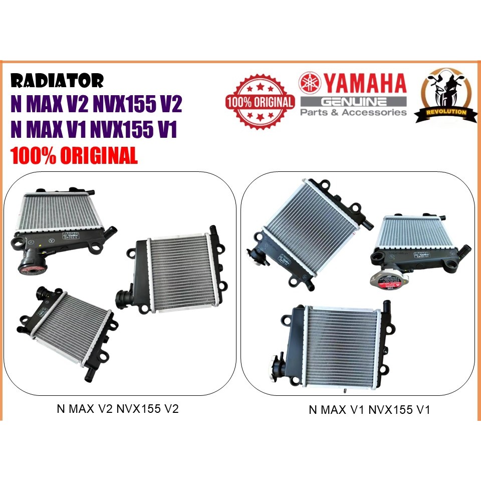 Radiator assy Nmax Aerox Aerox new N-max NVX 155 NVX155 NVX V1 V2 (100% ...
