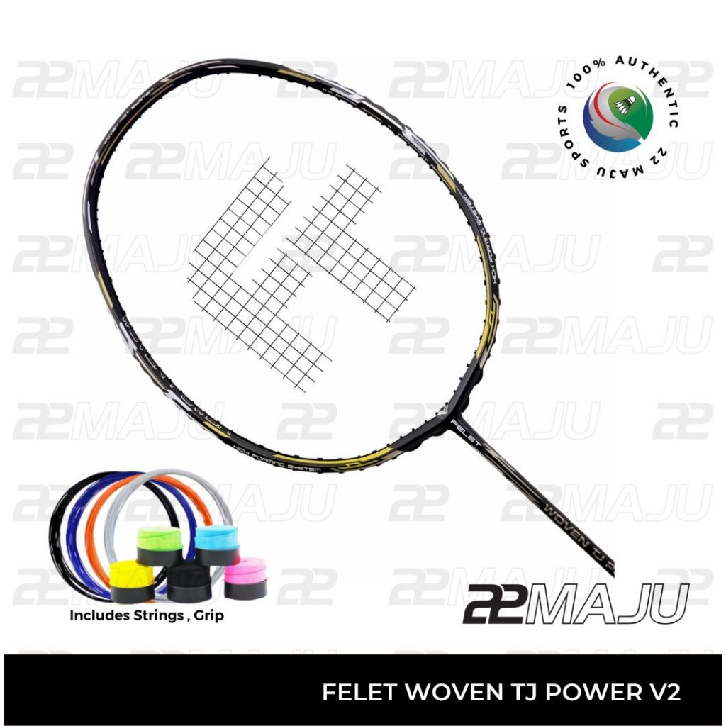 FELET WOVEN TJ POWER VER 2 3U | 4U BADMINTON RACKET | Shopee Malaysia