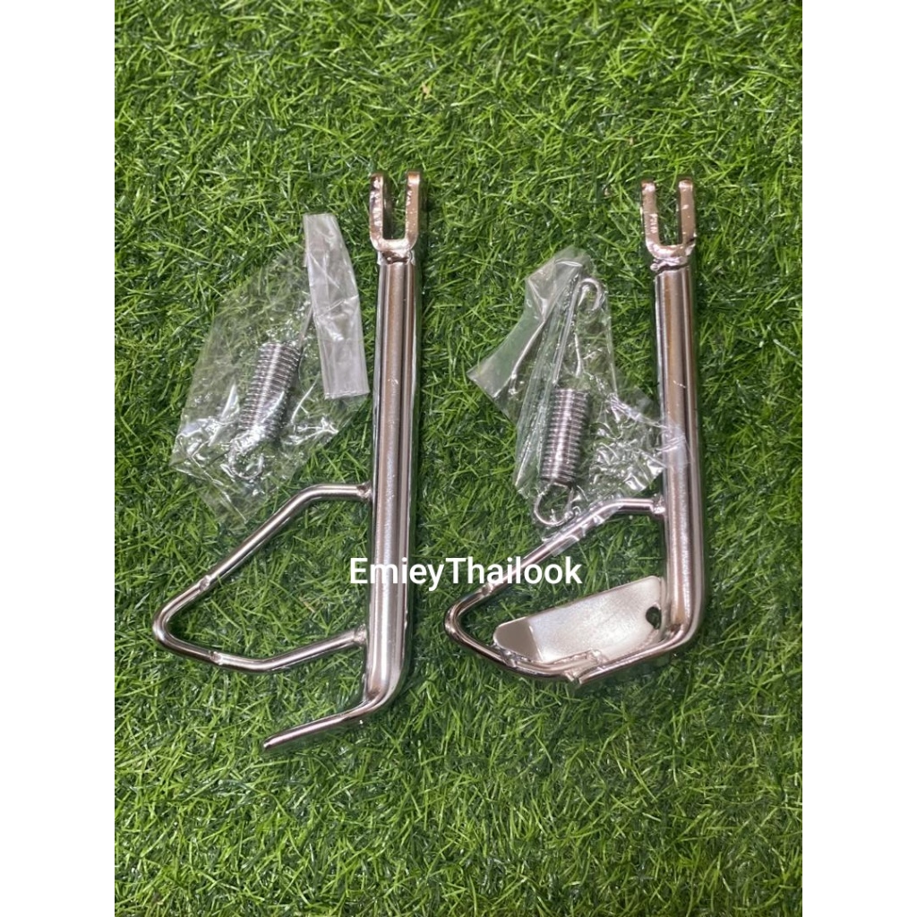 🔥SIDE STAND NVX V1/V2 CHROME UNTUK RIM 17 INCI/RIM 14 TONGKAT TEPI ...