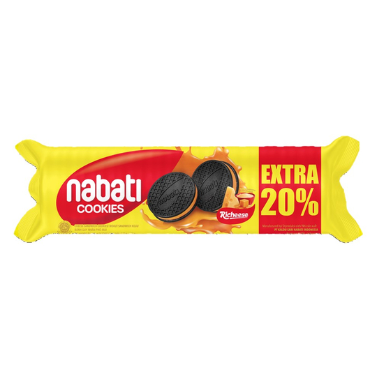 NABATI Richeese Richoco Cookies And Cream Extra 20% Cookies | Shopee ...