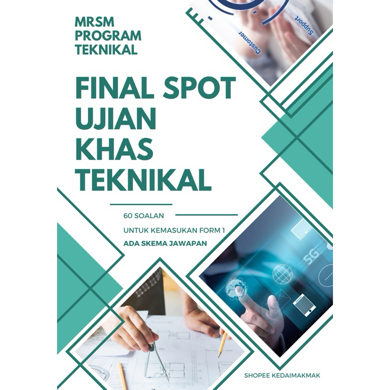 FINAL SPOT UJIAN KHAS TEKNIKAL MRSM UKKM | PDF | ADA SKEMA JAWAPAN | Shopee Malaysia