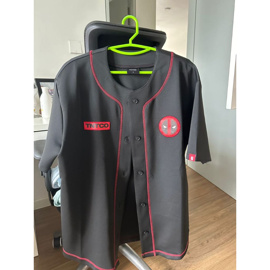 Limited Edition TNTCO X MARVEL SERIES DEADPOOL BASEBALL JERSEY | Shopee ...