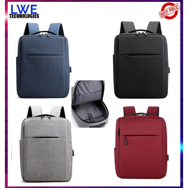 Business Leisure Travel Backpack Bag External USB Charge Charging ...