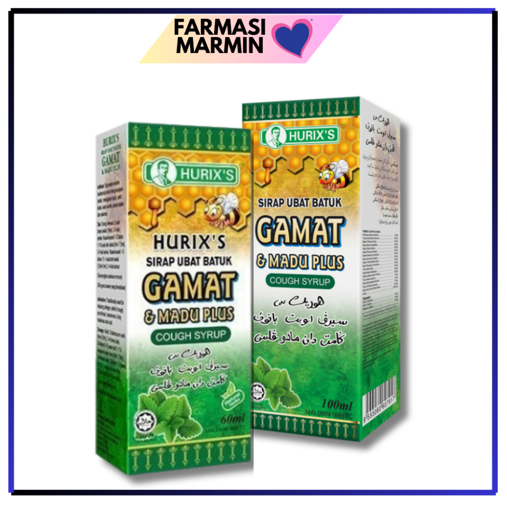 HURIX'S SIRAP UBAT BATUK GAMAT & MADU PLUS | Shopee Malaysia