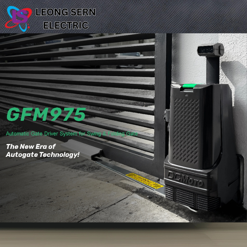 [LEONG SERN] DCMOTO GFM 975W DC MOTO AUTOGATE SYSTEM FOR SWING GATE ...