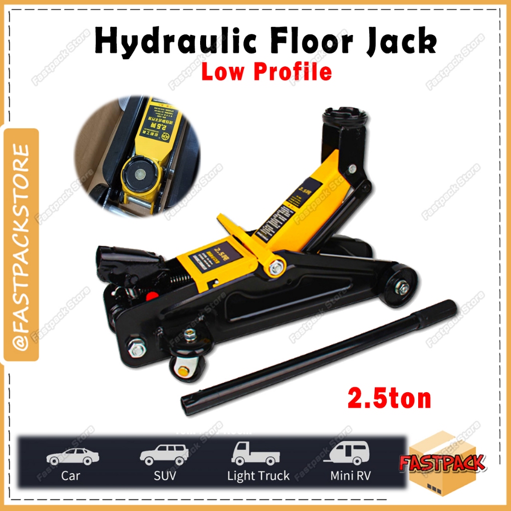 2.5 Ton Hydraulic Floor Jack Low Profile Car Jack Garage Jack Kereta ...