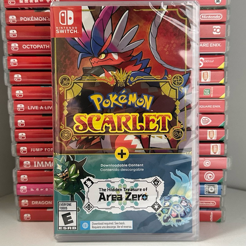 NINTENDO SWITCH POKEMON SCARLET PHYSICAL CARTRIDGE GAMES + DLC | Shopee ...