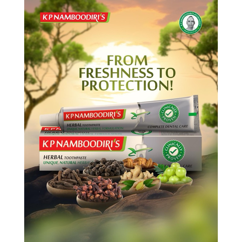 K.P. NAMBOODIRI S Herbal Toothpaste 100g, 150g & 200g | Shopee Malaysia