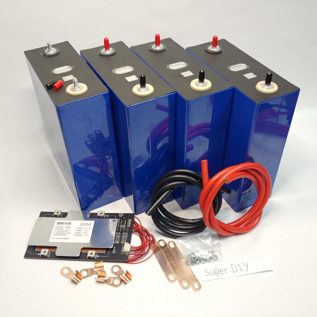 12V 24V 280Ah lifepo4 battery lithium ion phosphate set solar system ...