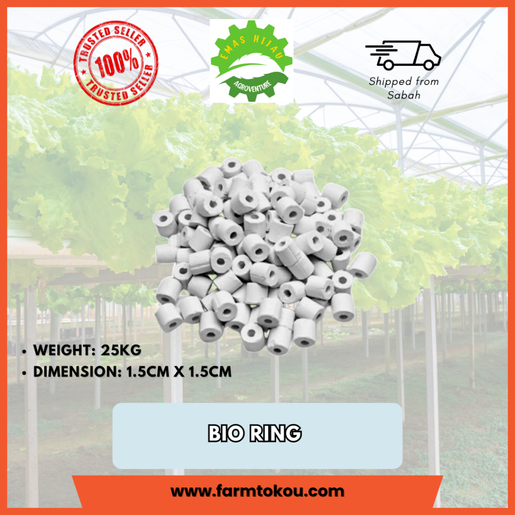 [READY STOCK] BIO RING AQUARIUM / CERAMIC BIO RING (1KG) | Shopee Malaysia
