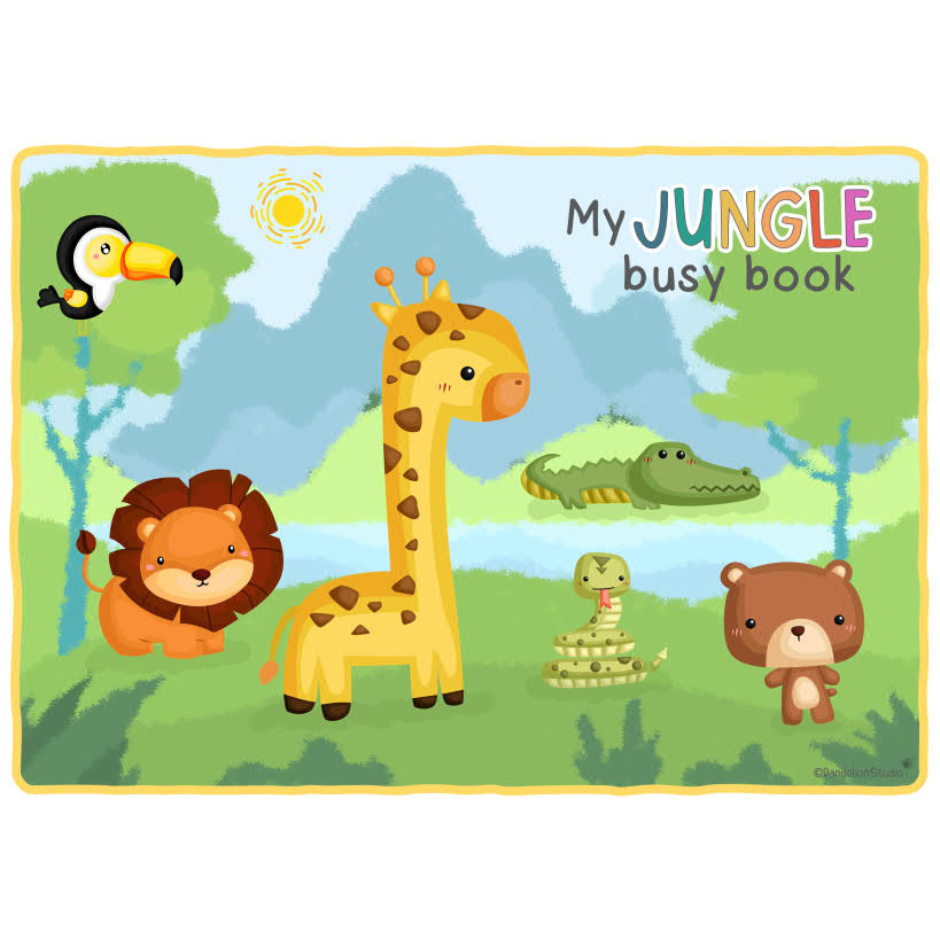 [Z4 HANDMADE] – My Jungle Busy Book--Prasekolah/ Preschool ...
