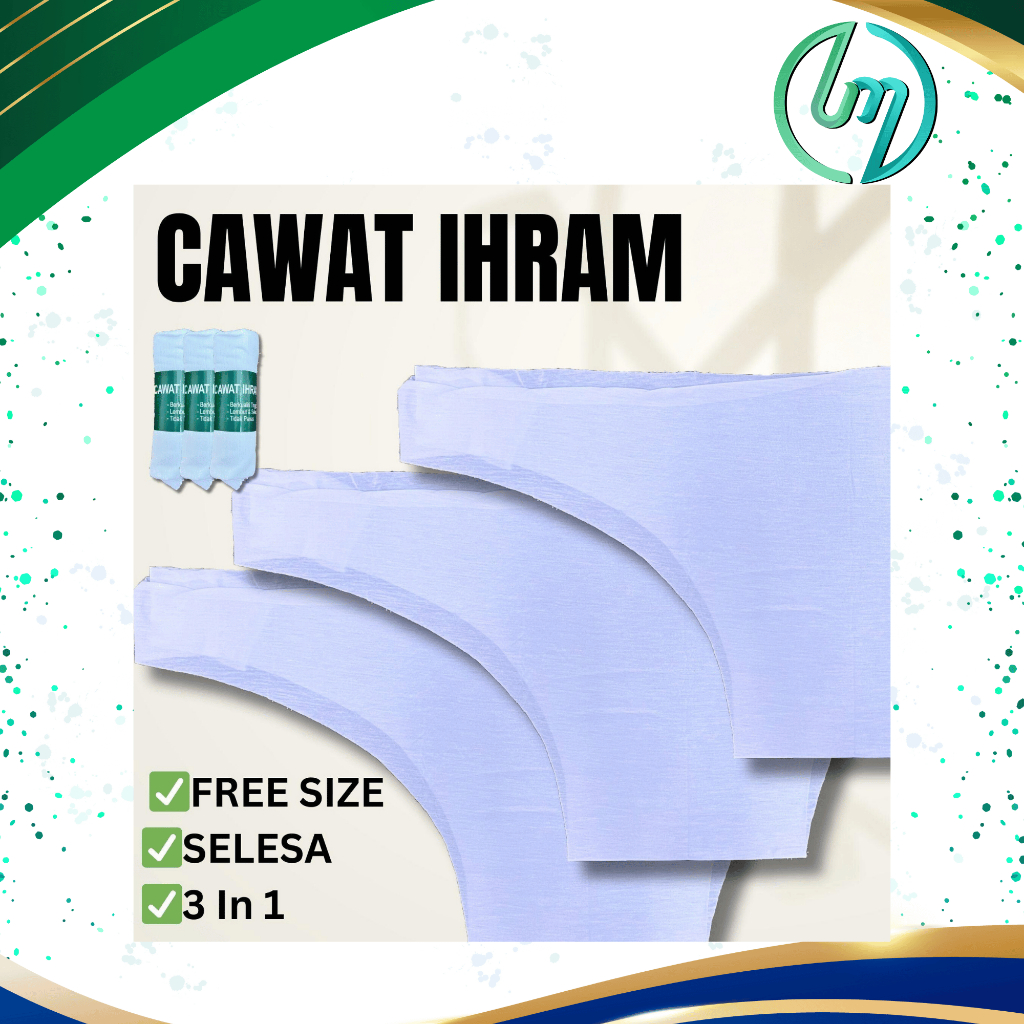 CAWAT IHRAM UNTUK LELAKI UMRAH DAN HAJI | Shopee Malaysia