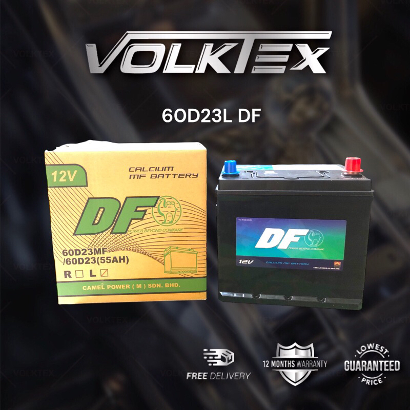 60D23L DF battery bateri kereta -Exora,Camry,Innova,Preve,TEANA,Estima ...