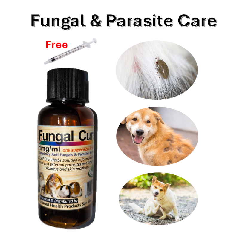 Ubat Anti-Fungus & Anti-Parasites 30ml Oral Suspension For Pets Dog/Cat ...