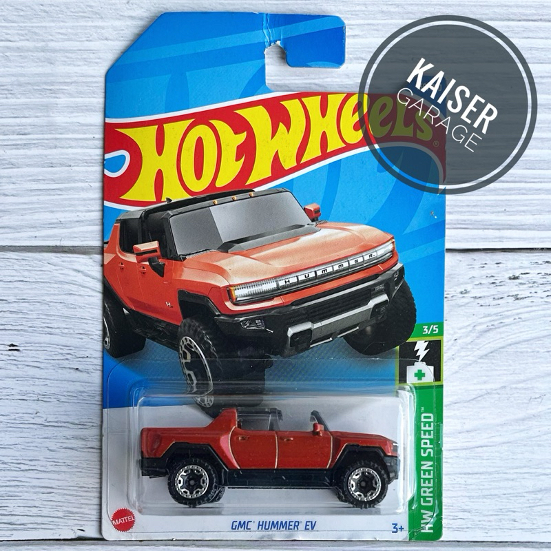 Hot Wheels : GMC Hummer EV Orange (J-Hook Creased) | Shopee Malaysia