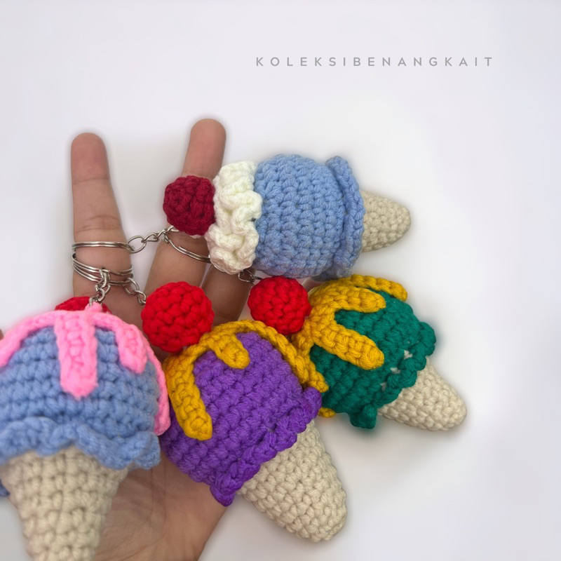 Keychain Aiskrim Benang kait | Shopee Malaysia