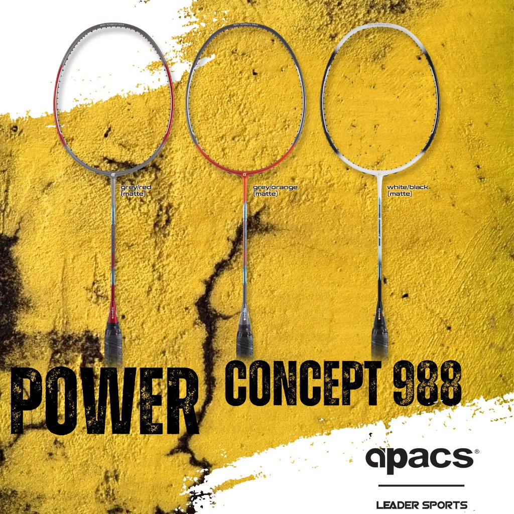 (FREE STRING & GRIP) APACS BADMINTON RACKET P.CONCEPT 988 | Shopee Malaysia