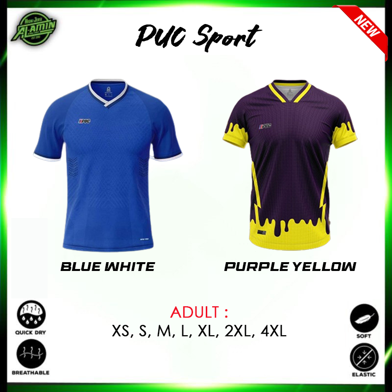 (Sale!! Buy 3pcs RM49) PUC BLUE WHITE and PURPLE YELLOW. Tambah cop ...