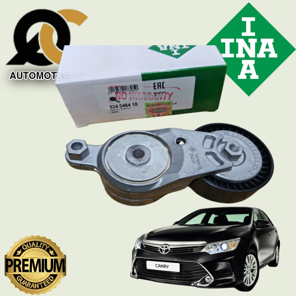 100% GENUINE INA FAN BELT TENSIONER TOYOTA CAMRY ASV50 2.5, VELLFIRE ...