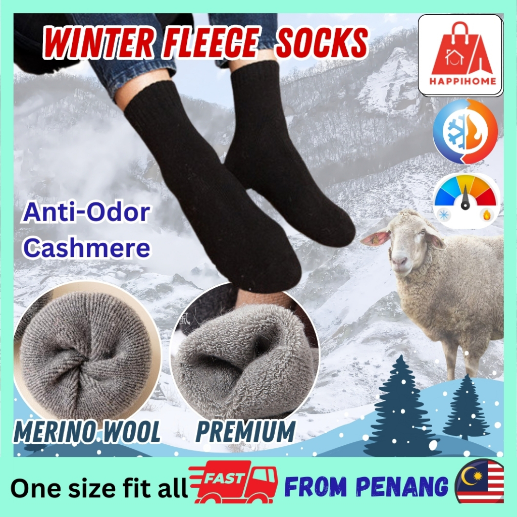 Winter Warm Socks Men Women Stoking Thermal Sock For Winter Merino Wool ...