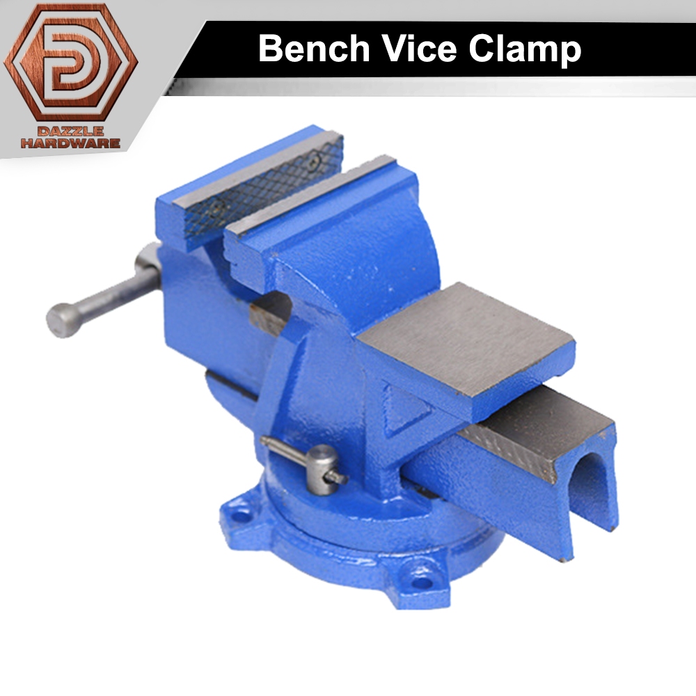 3" / 4" Bench vice clamp pengepit besi ragum meja | Shopee Malaysia