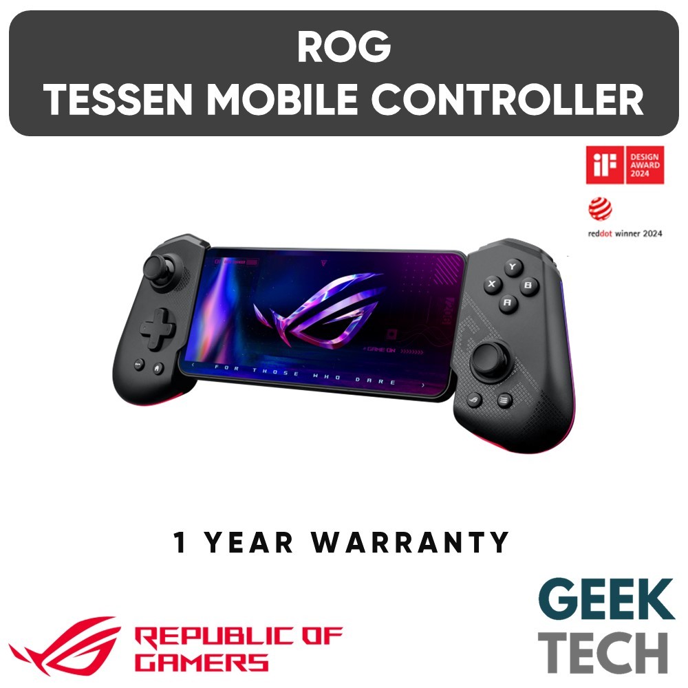 Asus ROG Tessen Mobile Gaming Controller with Console-Grade Joysticks ...