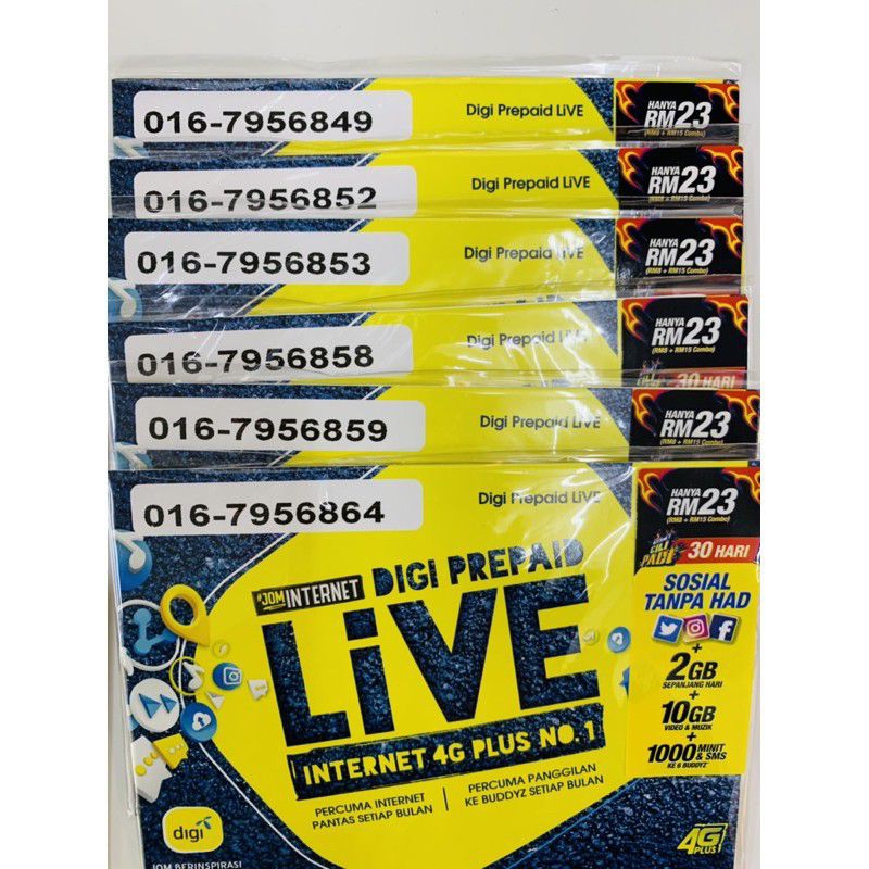 DiGi LIVE Truly UNLIMITED DATA/HIGH SPECIAL NEW SIMPACK | Shopee Malaysia