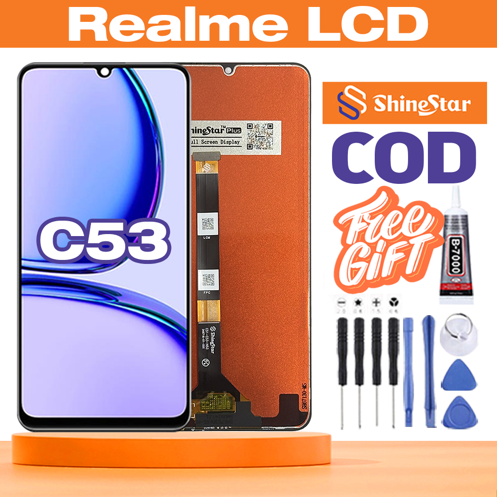 ShineStar ORIGINAL LCD Display for REALME C53 Glass Touch Screen ...
