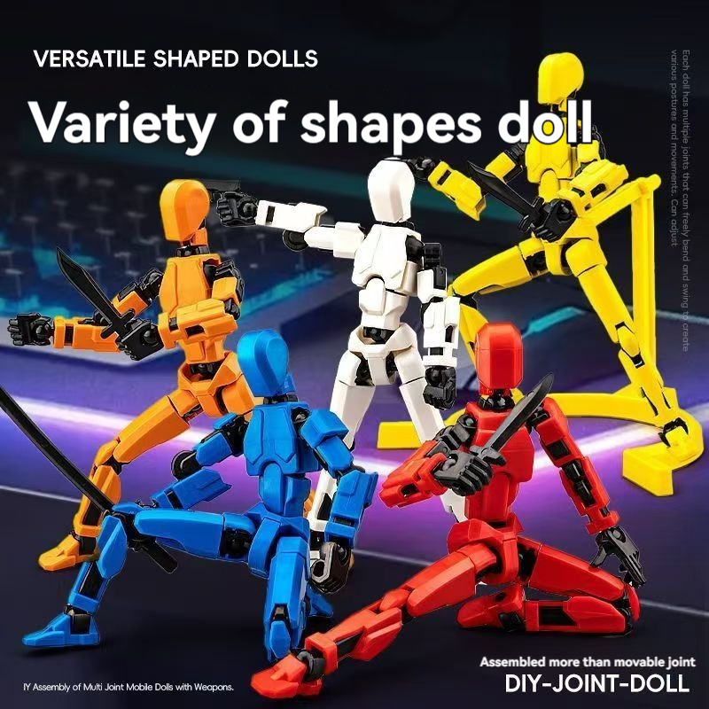 nanjia 3D Printed Mannequin Toys 13 Lucky Doll with Multiple Joint ...