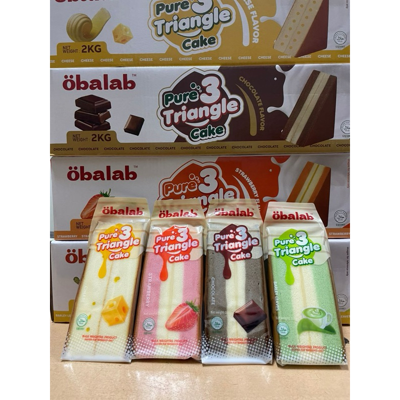 ⚡HALAL KEK VIRAL⚡OBALAB CAKE ORIGINAL & CHOCOLATE & STRAWBERRY EGG SKIN ...