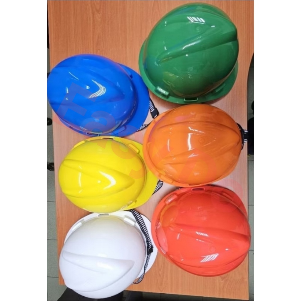 Industrial Safety Helmet / Helmet V Gard Safety Helmet With Fas Trac ...