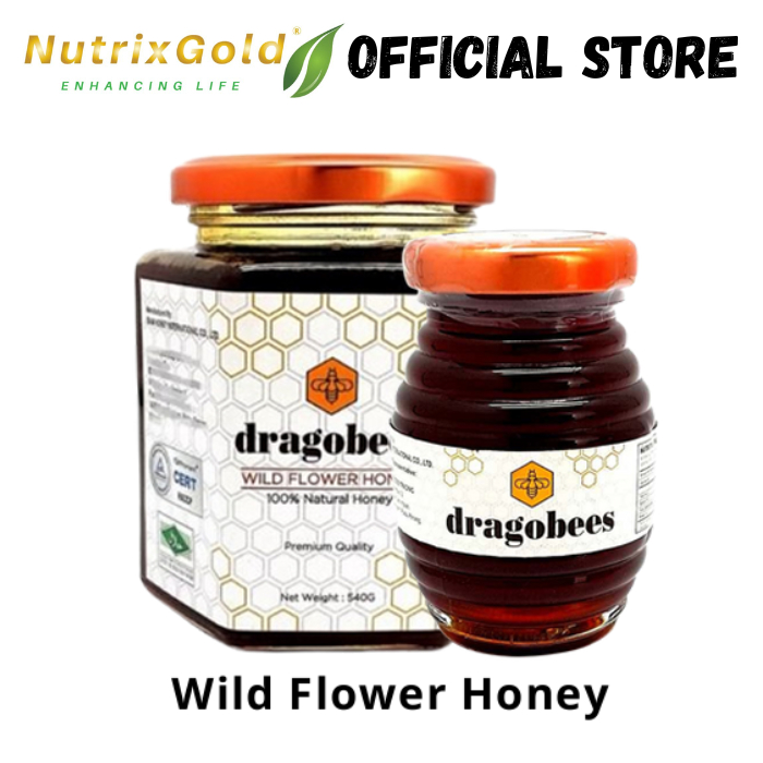 Dragonbees Wildflower Honey | Natural Premium Quality | 540g, 100g | Shopee Malaysia