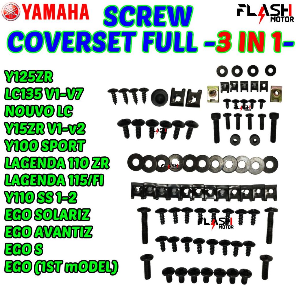 LC135 Y15ZR Y110 NVX EGO SOLARIZ Y125ZR Y100 Nouvo LC LAGENDA AEROX ...