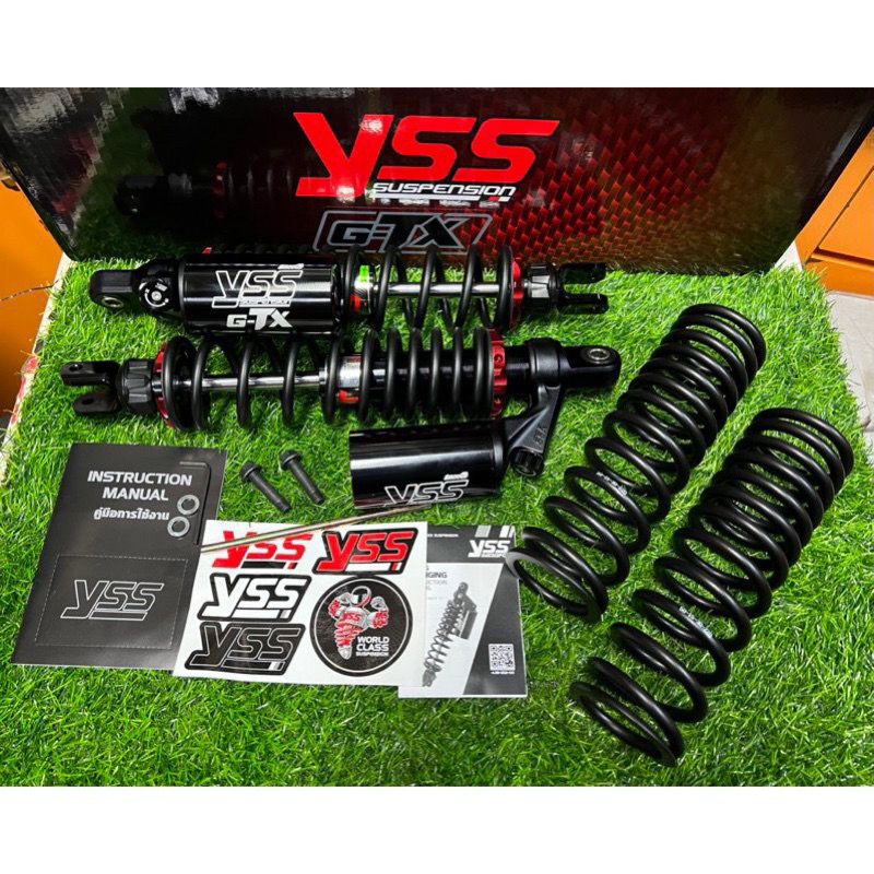 YSS GTX SERIES ABSORBER XMAX250 ADJUSTABLE REBOUND+COMPRESSION 350mm ...