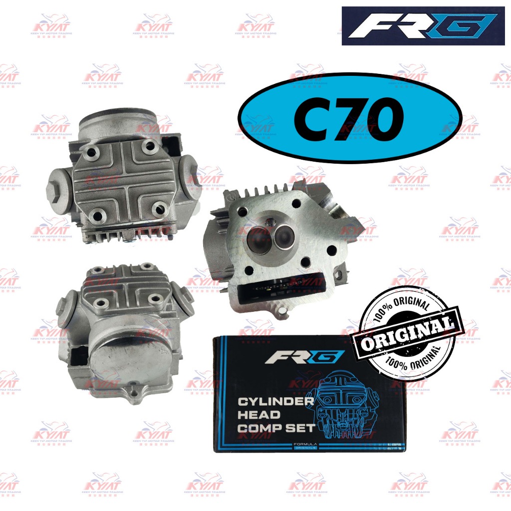 RACING CYLINDER HEAD COMP SET C70 100% ORIGINAL FRG | Shopee Malaysia