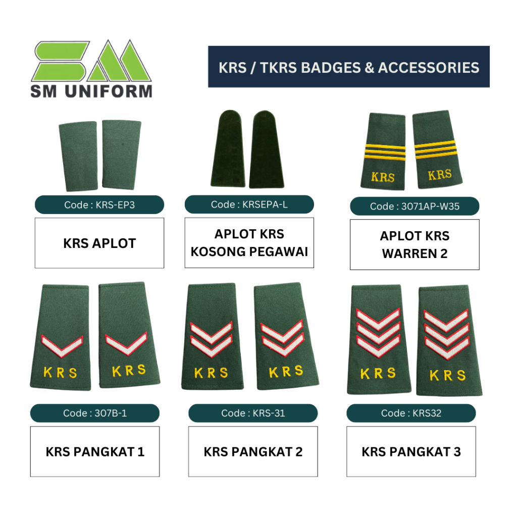 Badge And Accessories KRS TKRS Kadet Remaja Sekolah Tunas Kadet Remaja ...