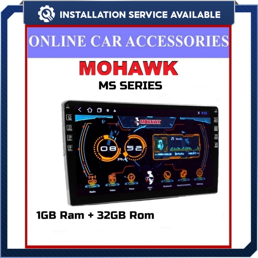 Mohawk MS Series QLED Car Android Player Plug n Play For Proton Perodua ...