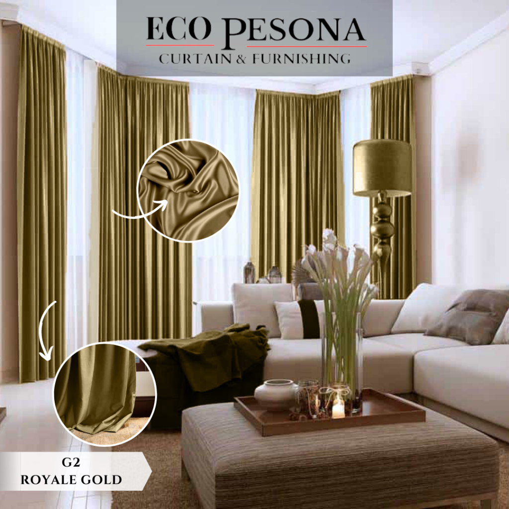 G2 ROYALE GOLD - Ready Made Curtain!!! Siap Jahit Langsir ,Langsir RAYA ...