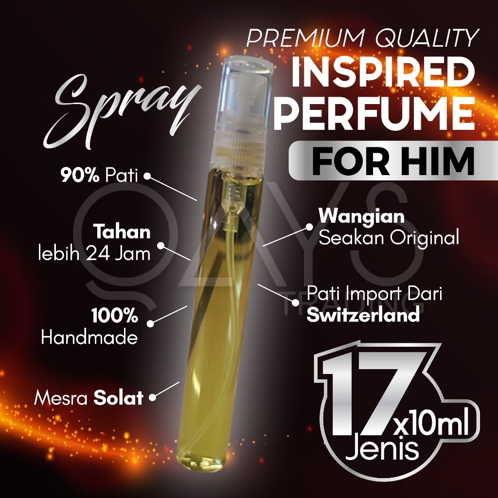 Lelong Premium Quality Inspired Perfume for HIM 10ml in spray bottle ...
