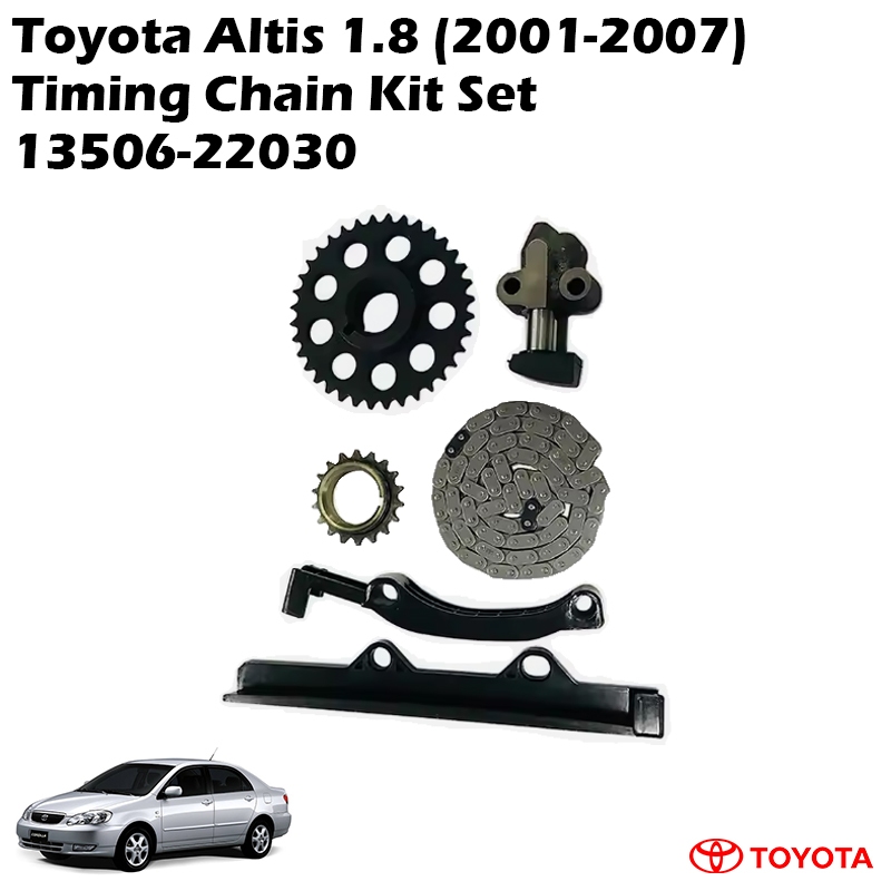 Toyota Altis 1.8 (2001-2007) Timing Chain Kit Set 13506-22030 | Shopee ...