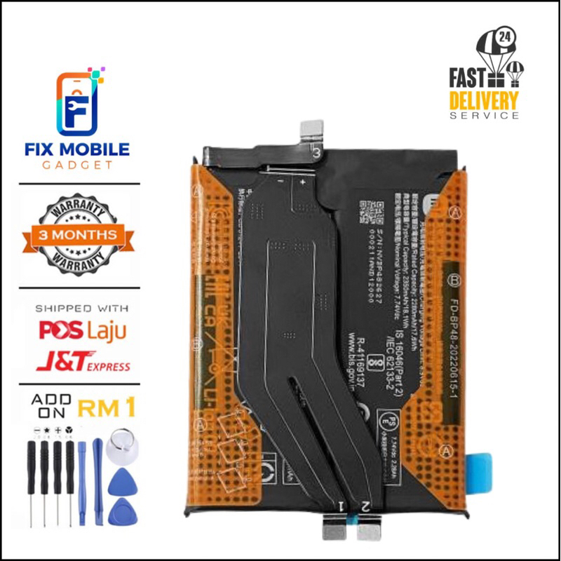 Poco F4 GT BP48 Replacement Battery | Shopee Malaysia