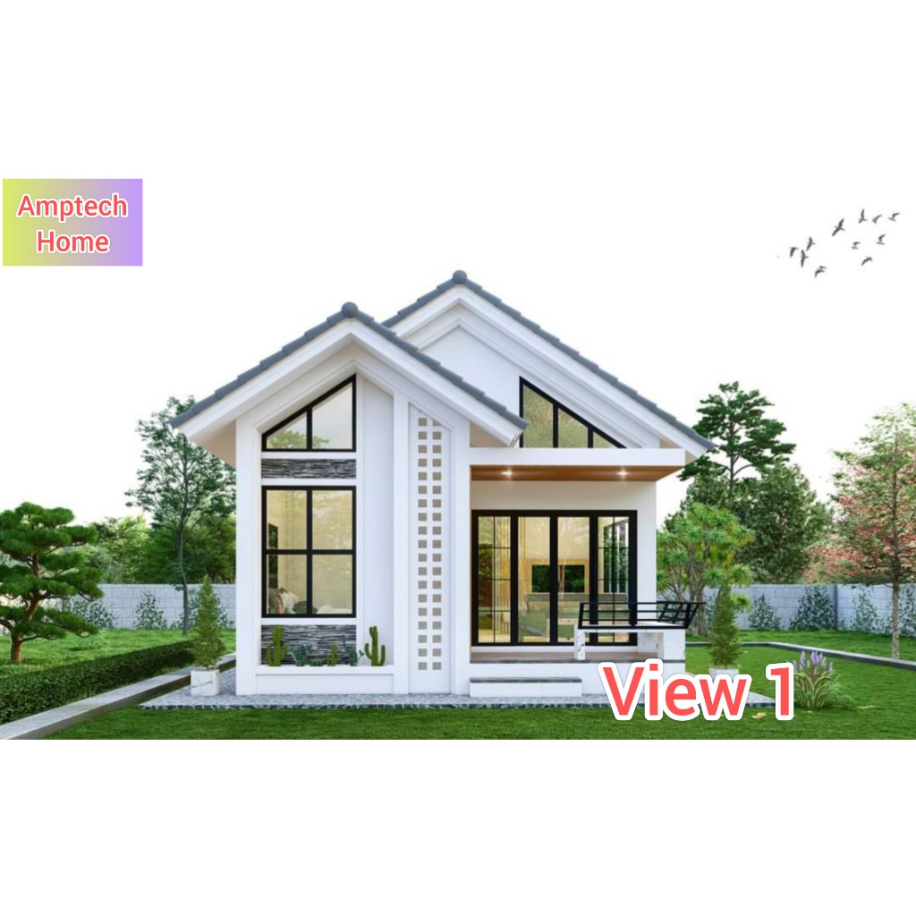 PELAN RUMAH 2 BILIK LANTAI (26' X 32') (832 KPS) ((BACA DESCRIPTION ...