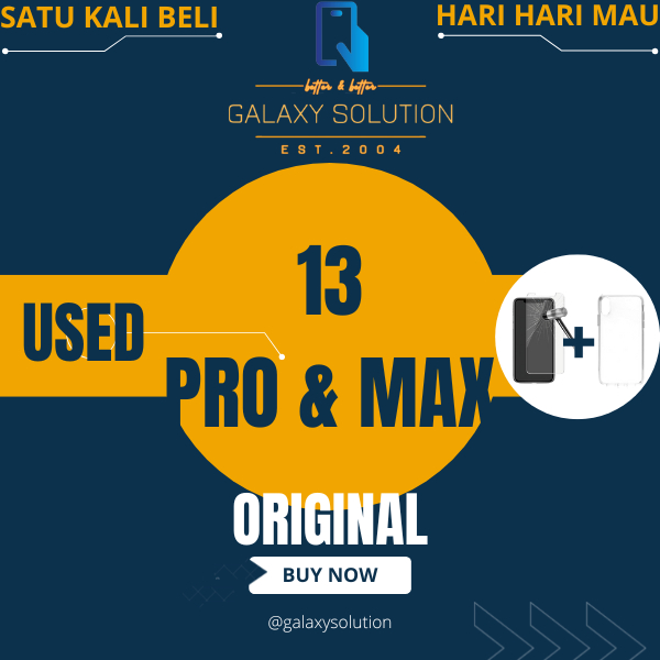 [USED] 13P/ 13PM BH 100% (SATU TAHUN WARRANTY) | Shopee Malaysia